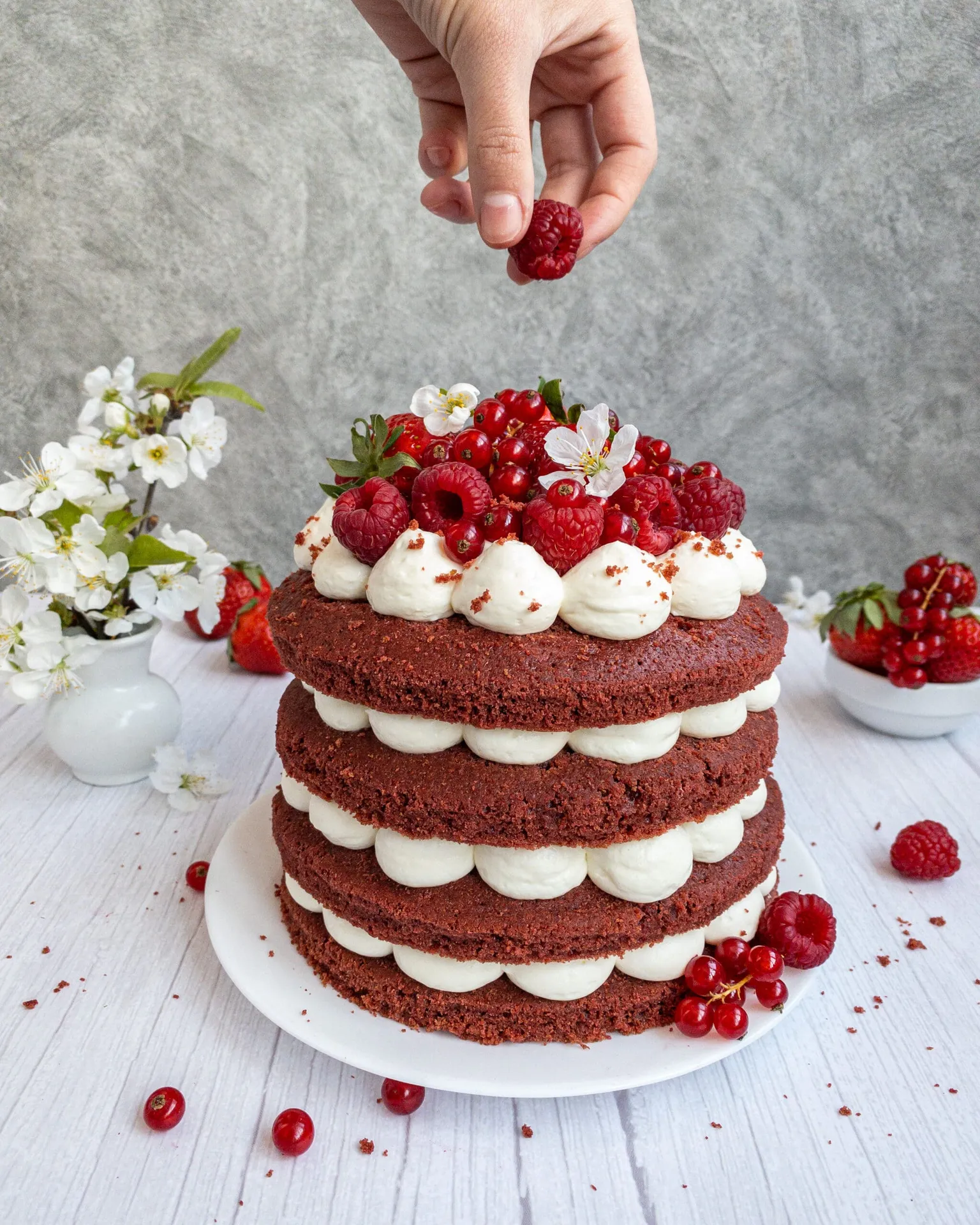 Tort Red Velvet - Rețetă | Colțul cu bunătăți