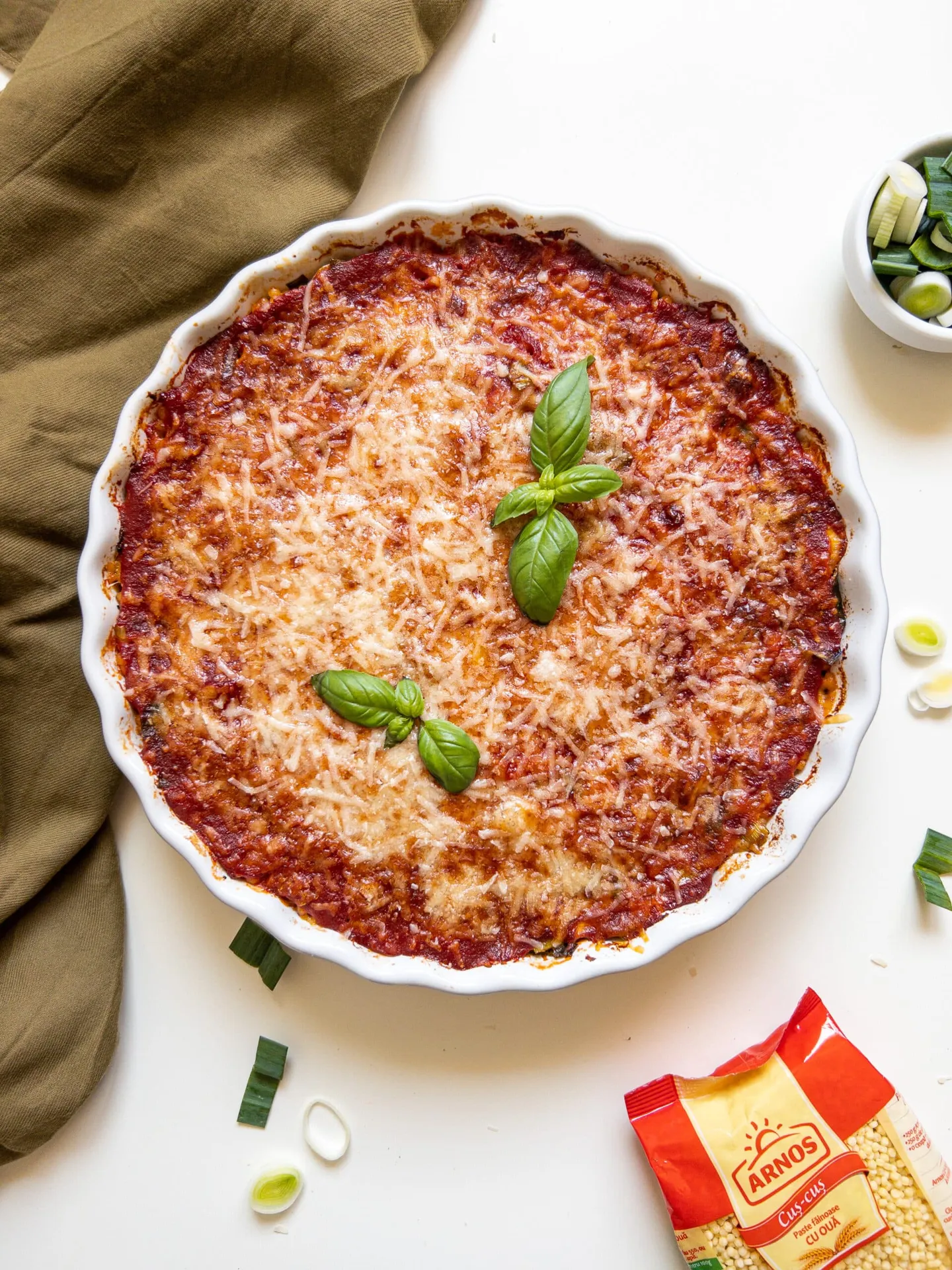 Tarta cu praz si couscous - Rețetă | Colțul cu bunătăți
